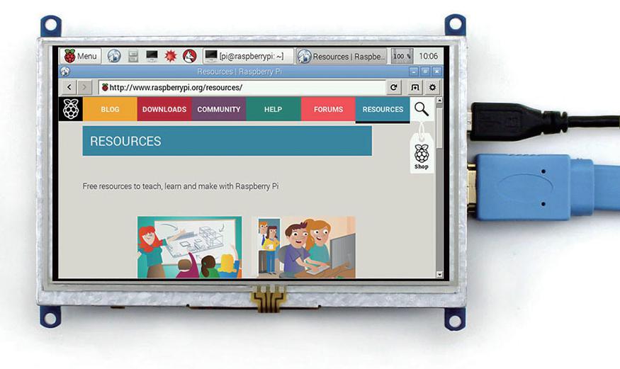 TFT Touch Screen for Arduino/Raspberry Pi - vCloudPoint